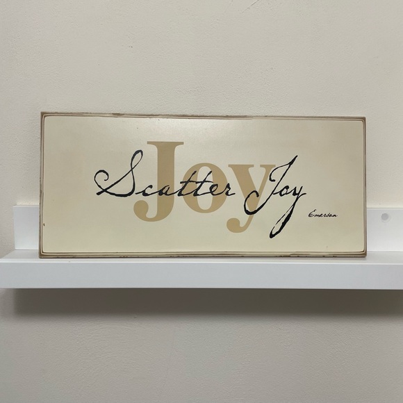Danielson Designs | Accents | Danielson Designs Scatter Joy Wooden Sign ...